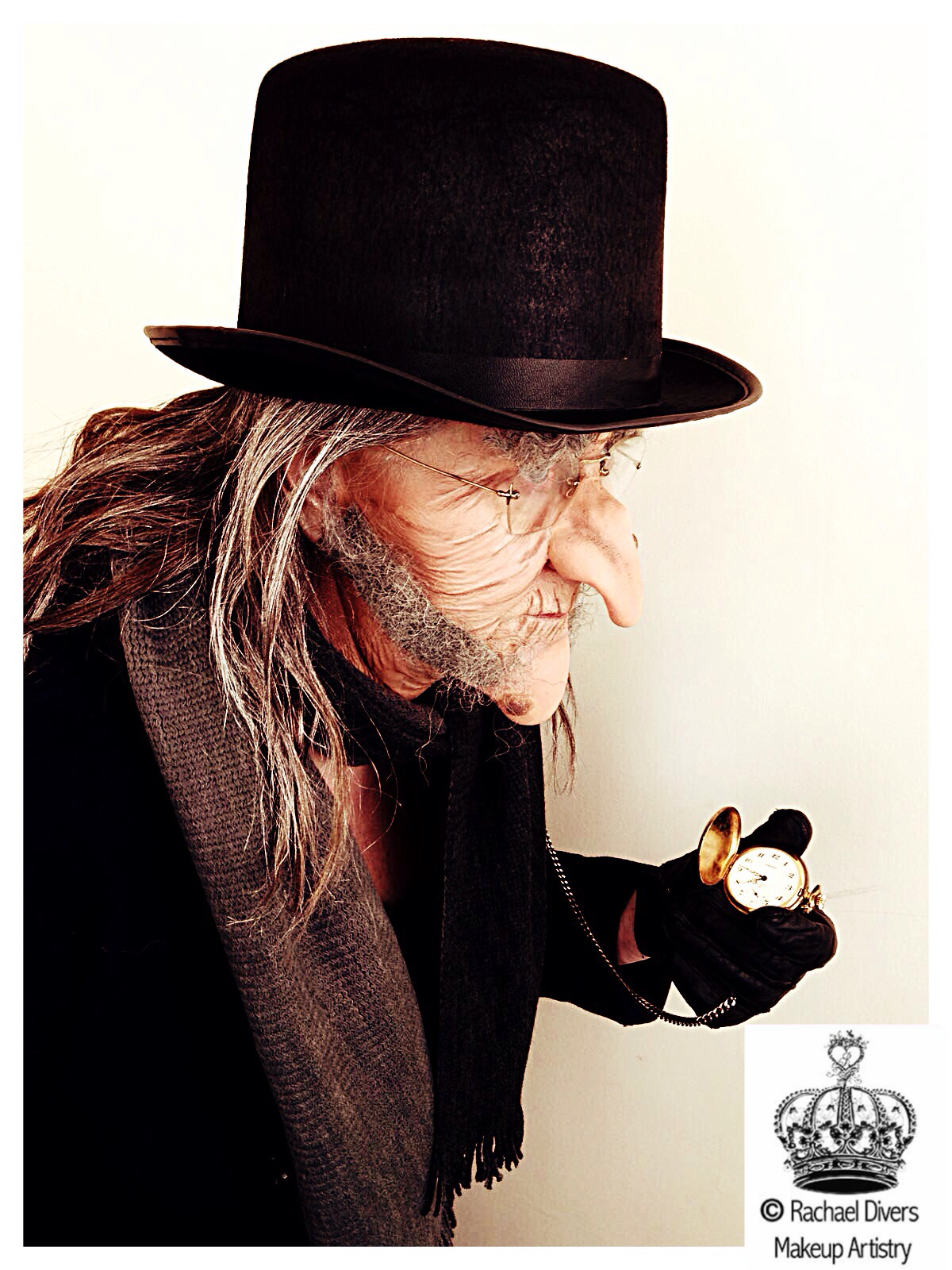 Old aged man SFX makeover - Rachael Divers